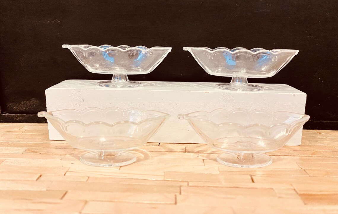 Miniature Plastic Oval Banana Split Dishes for Crafting 4 - Etsy