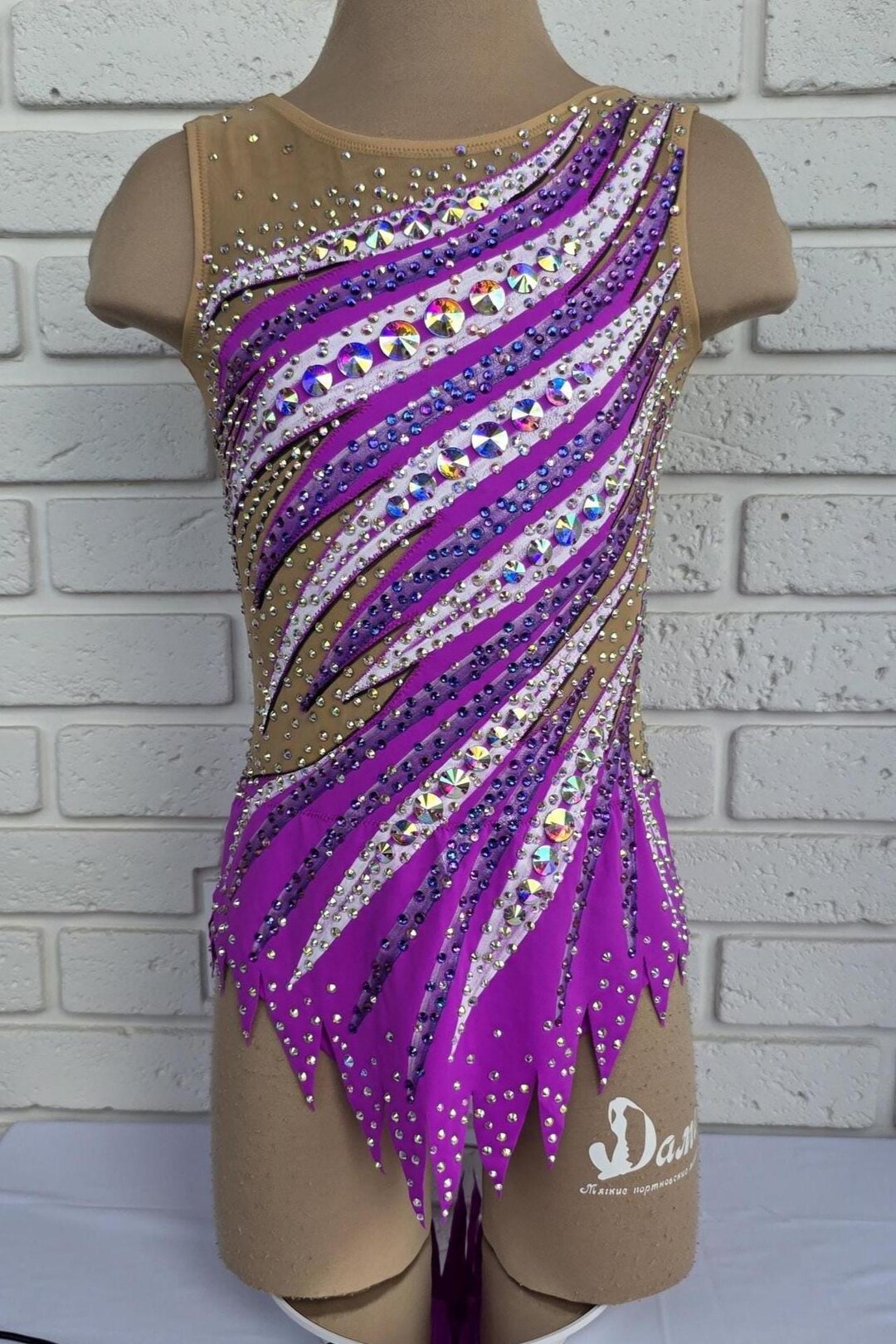Rhythmic Gymnastics Leotard for Girls | Handmade Sparkly Leotard ...
