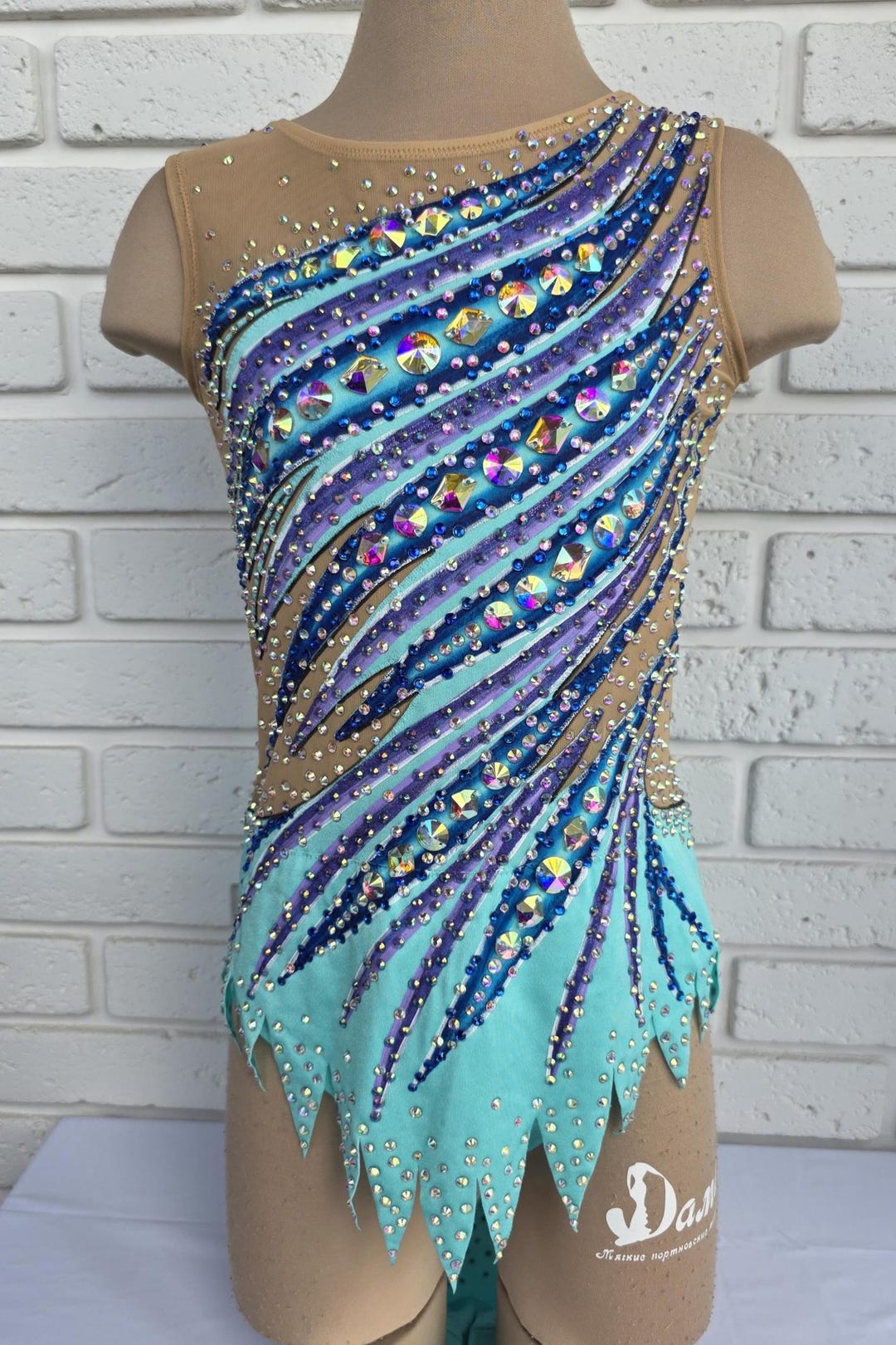 Rhythmic Gymnastics Leotard for Girls | Handmade Sparkly Leotard ...