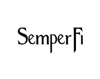 Semper Fi Logo Vector