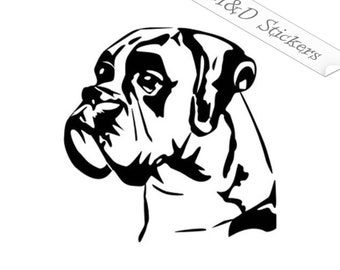 Boxer Sticker - Etsy