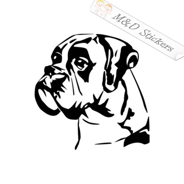 Boxer Dog Decal - Etsy
