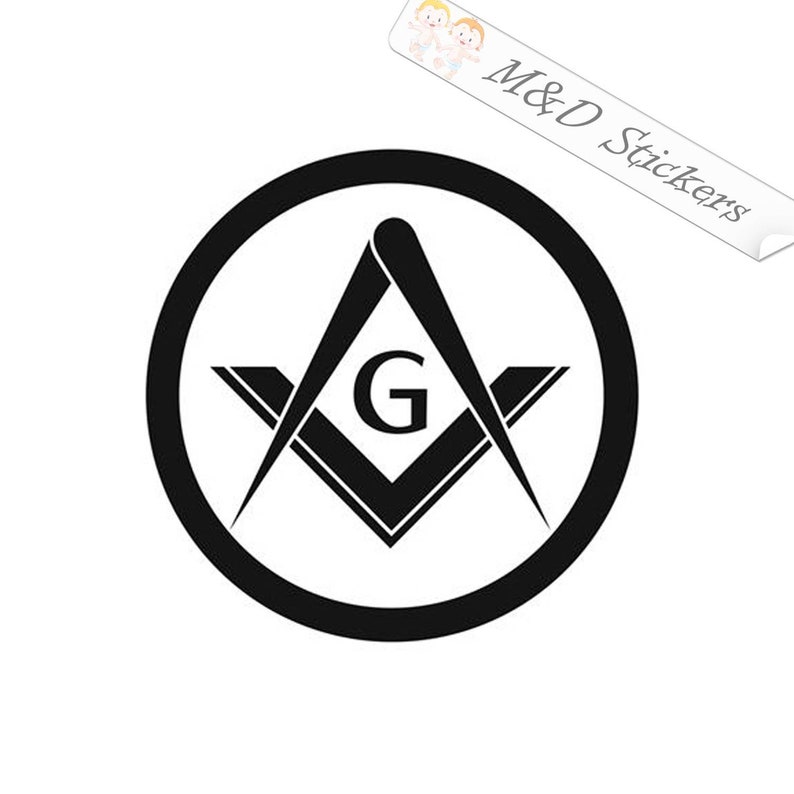 2x Freemasons Illuminati Logo Vinyl Decal Sticker Different Colors ...