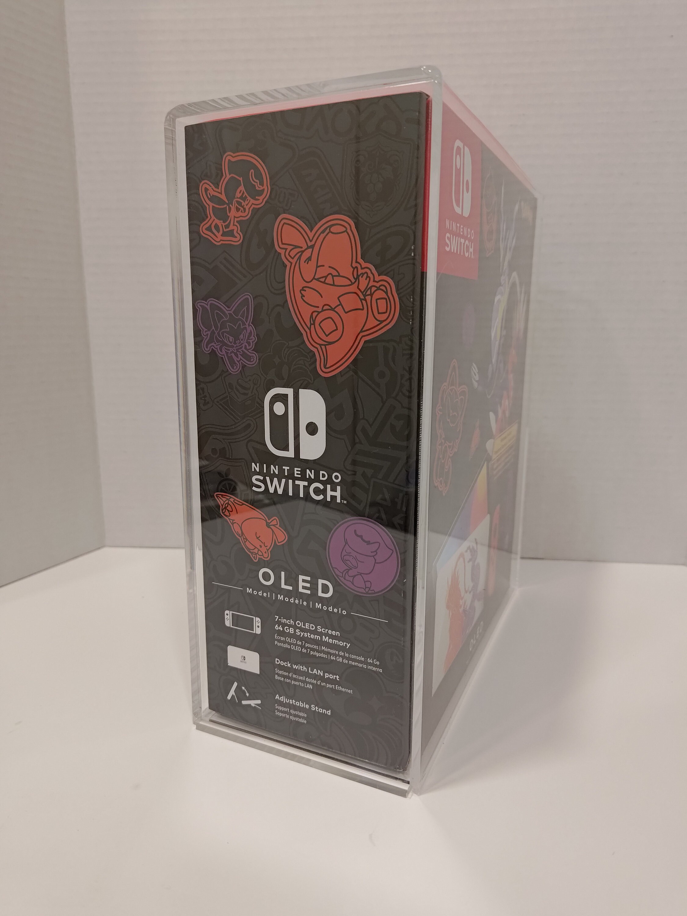 Nintendo Switch OLED Box Protector and Display Case Acrylic Hard Case ...