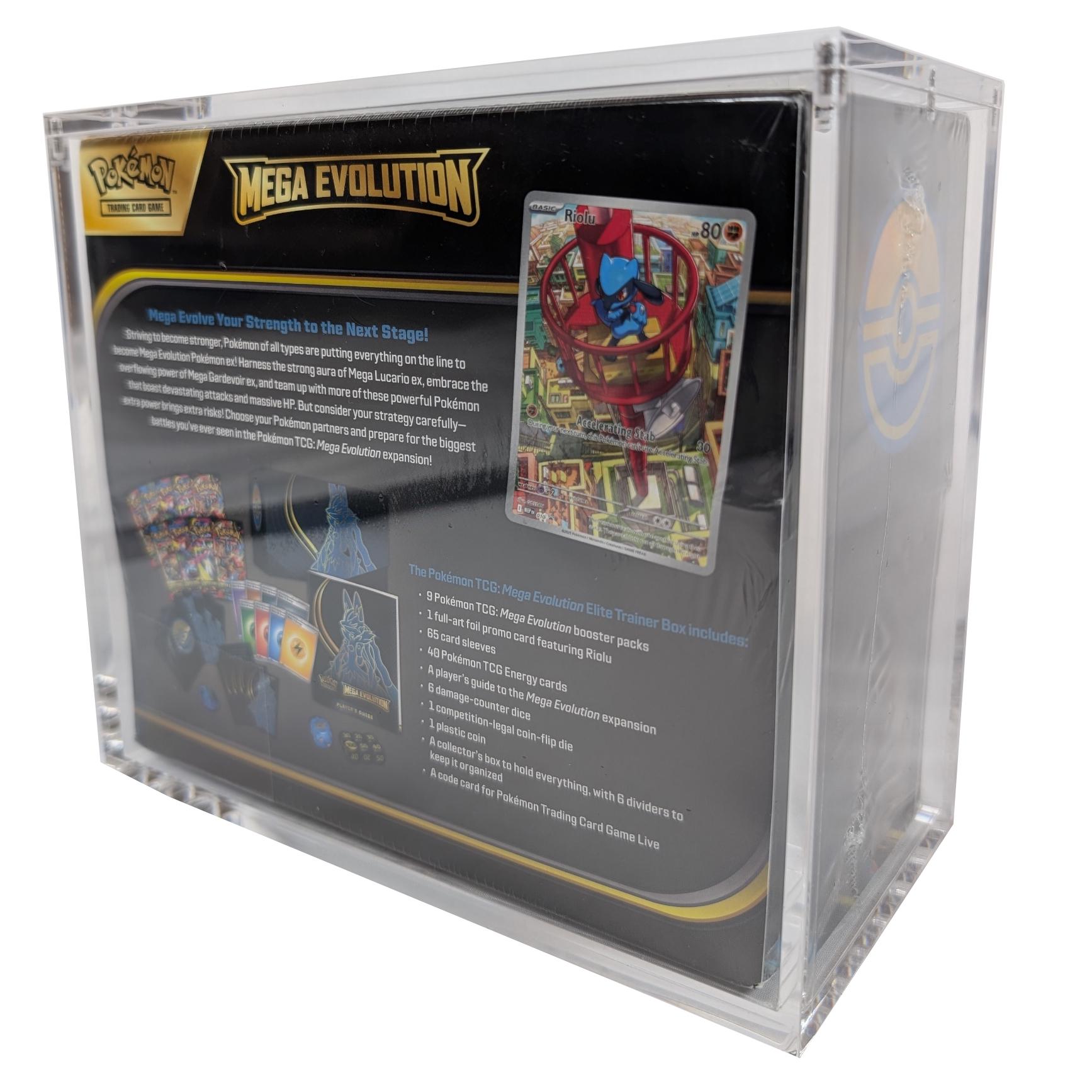 Acrylic Pokemon ETB Acrylic Display Case | Magnetic Lid, UV Protected ...