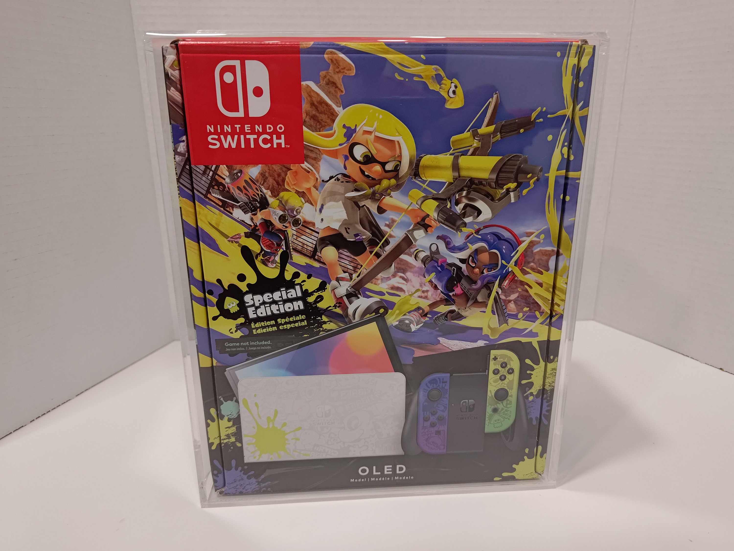 Nintendo Switch OLED Box Protector and Display Case Acrylic Hard Case ...