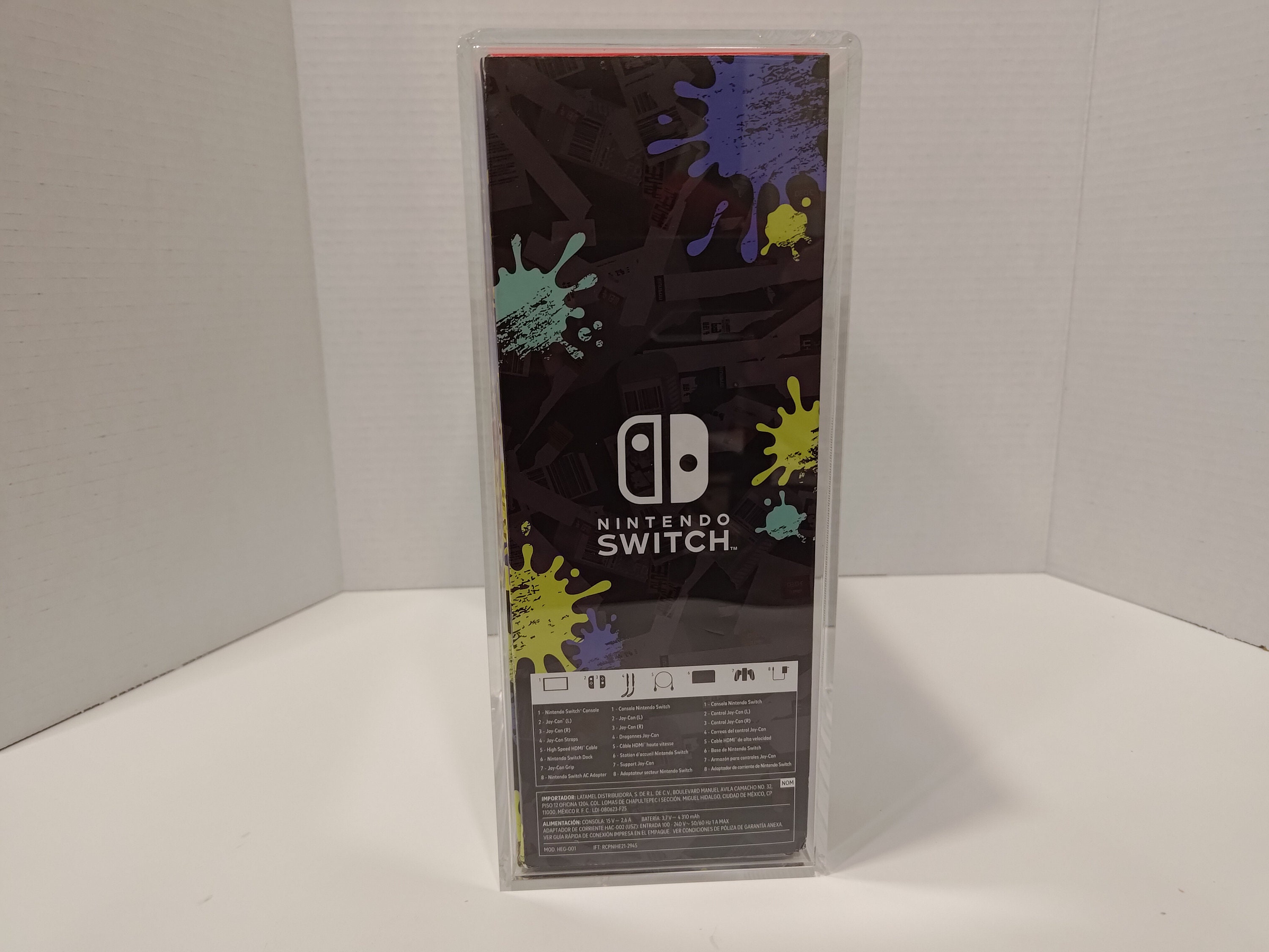 Nintendo Switch OLED Box Protector and Display Case Acrylic Hard Case ...