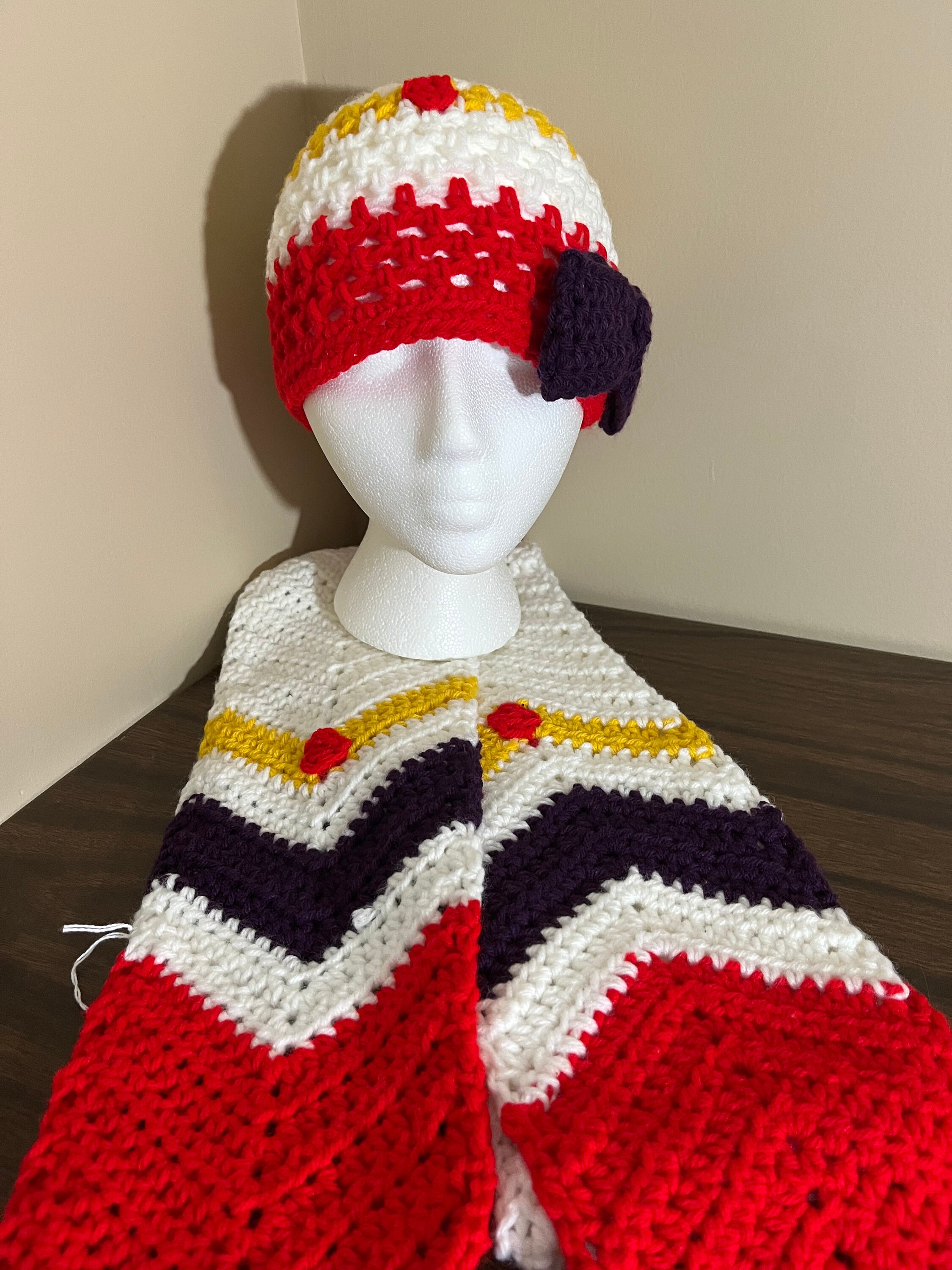 Crochet Sailor Moon Scarf and Hat Sets. - Etsy