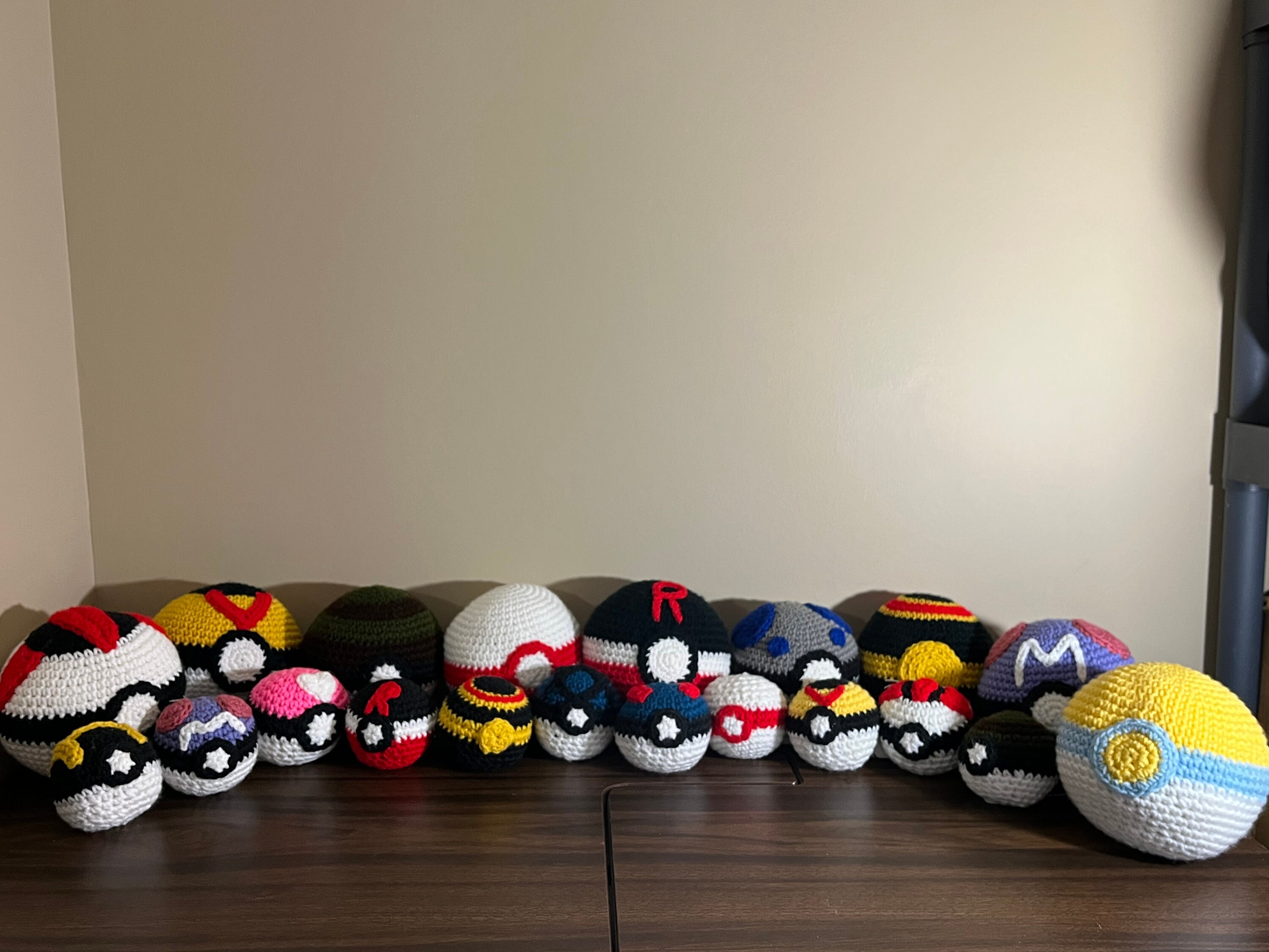 Crochet Amigurumi Pokeball Heavy and Net Specialty Set 5 - Etsy