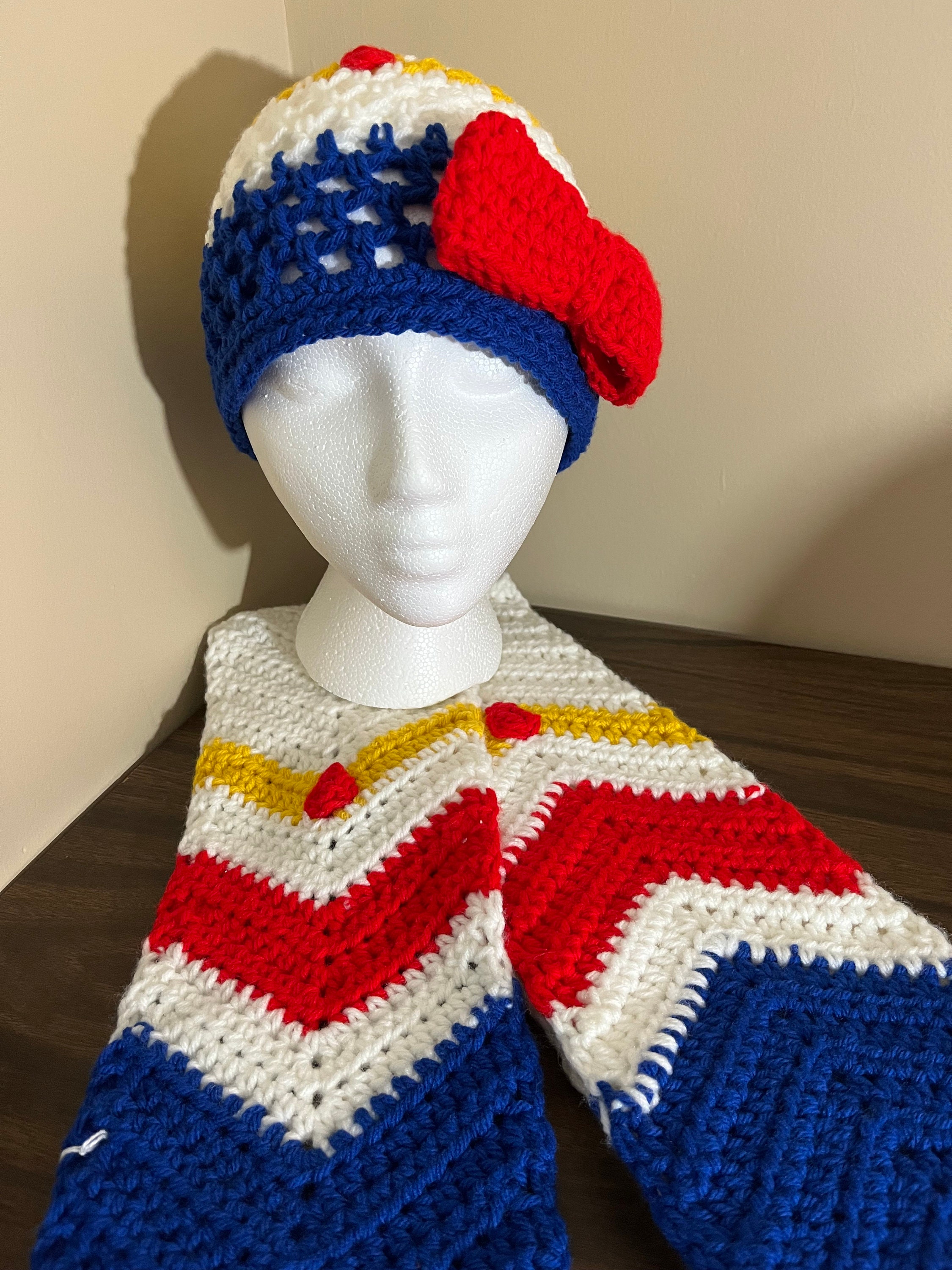 Crochet Sailor Moon Scarf and Hat Sets. - Etsy