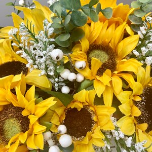 Large Modern Farmhouse Sunflower Arrangement-everyday - Etsy