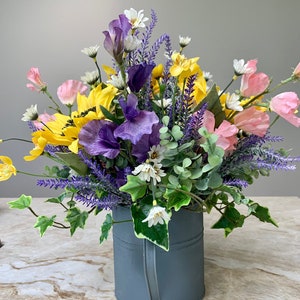 Watering Can Arrangement-french Country Arrangement-farmhouse ...