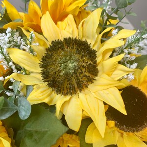 Large Modern Farmhouse Sunflower Arrangement-everyday - Etsy