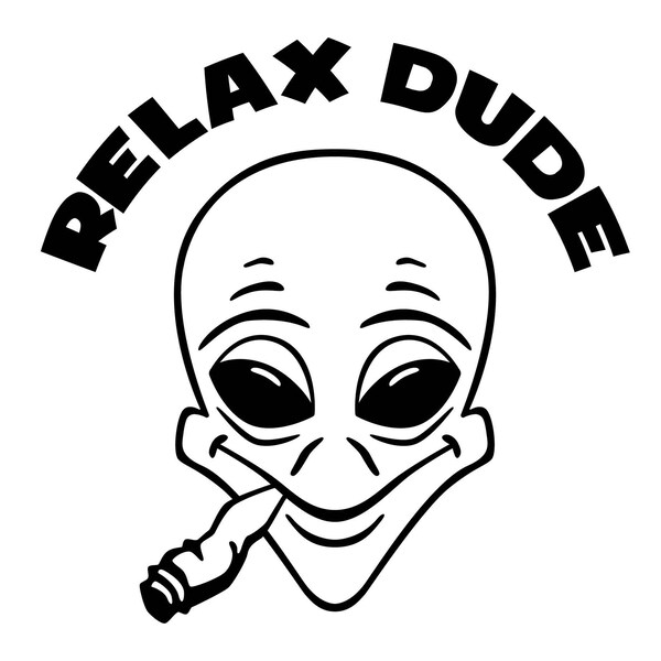 Funny Weed Alien - Etsy