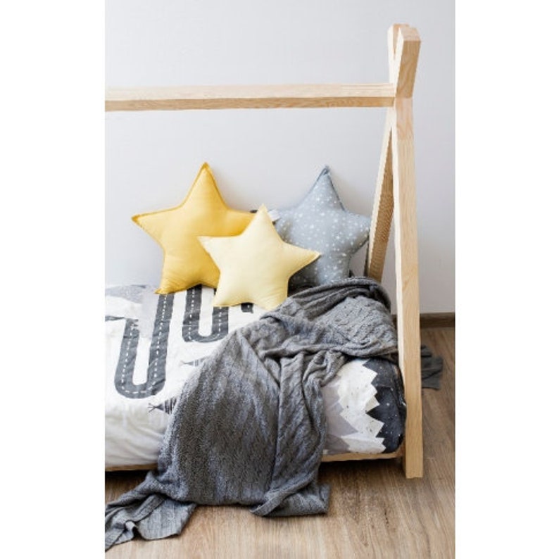 Tipi Kids Bed Scandinavian Wooden Teepee Bed Wood Toddler - Etsy