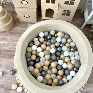 1000 Bulk Ball Pit Bals of Yur Choice | Set of Coloured Balls | Ball ...