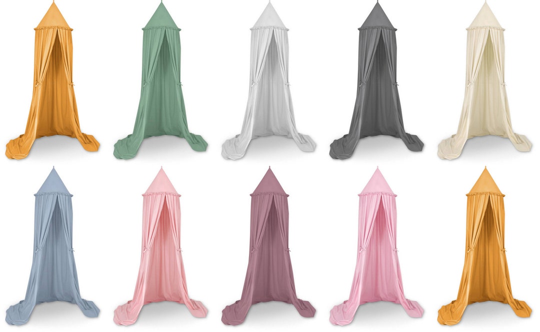 Cotton Canopy Crib Canopy Play, Nursery Canopy, Canopy With Mat , Cozy ...