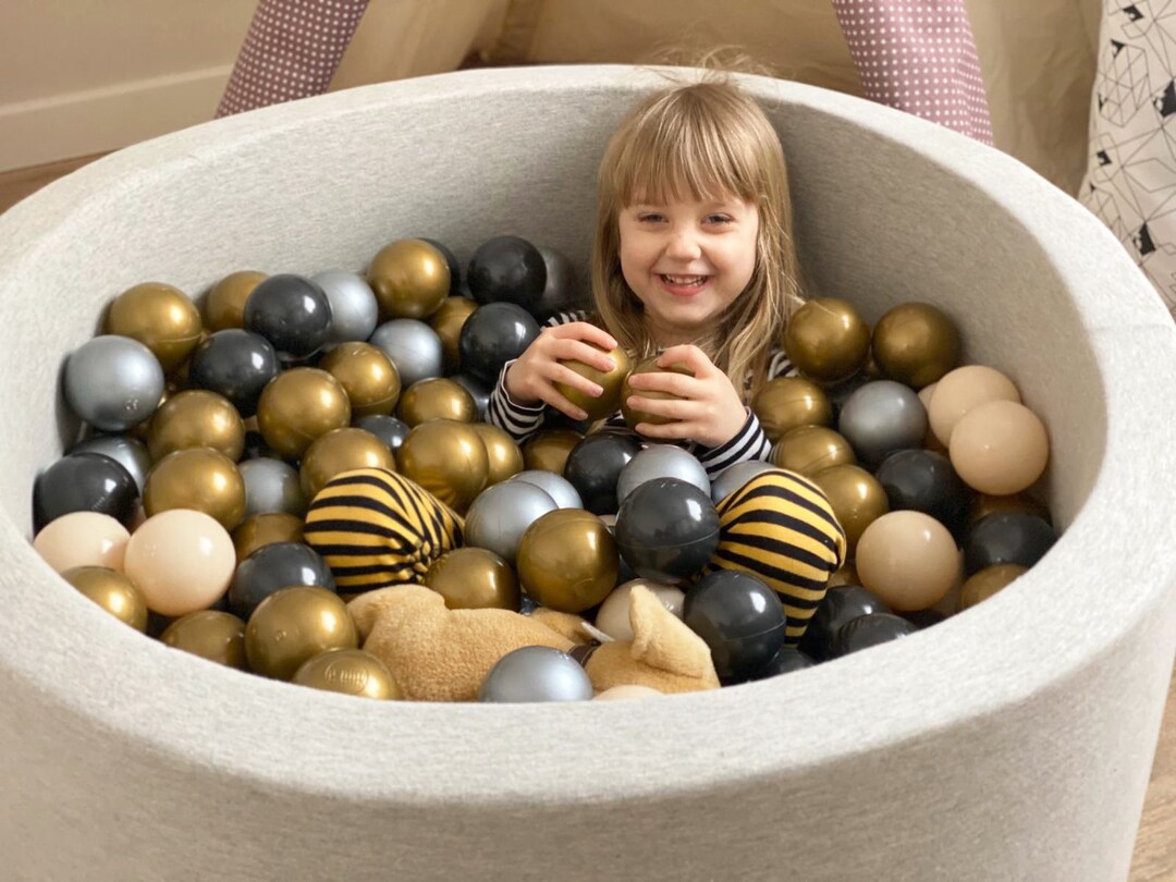 Ball Pit 200 Balls Included Gray - Etsy