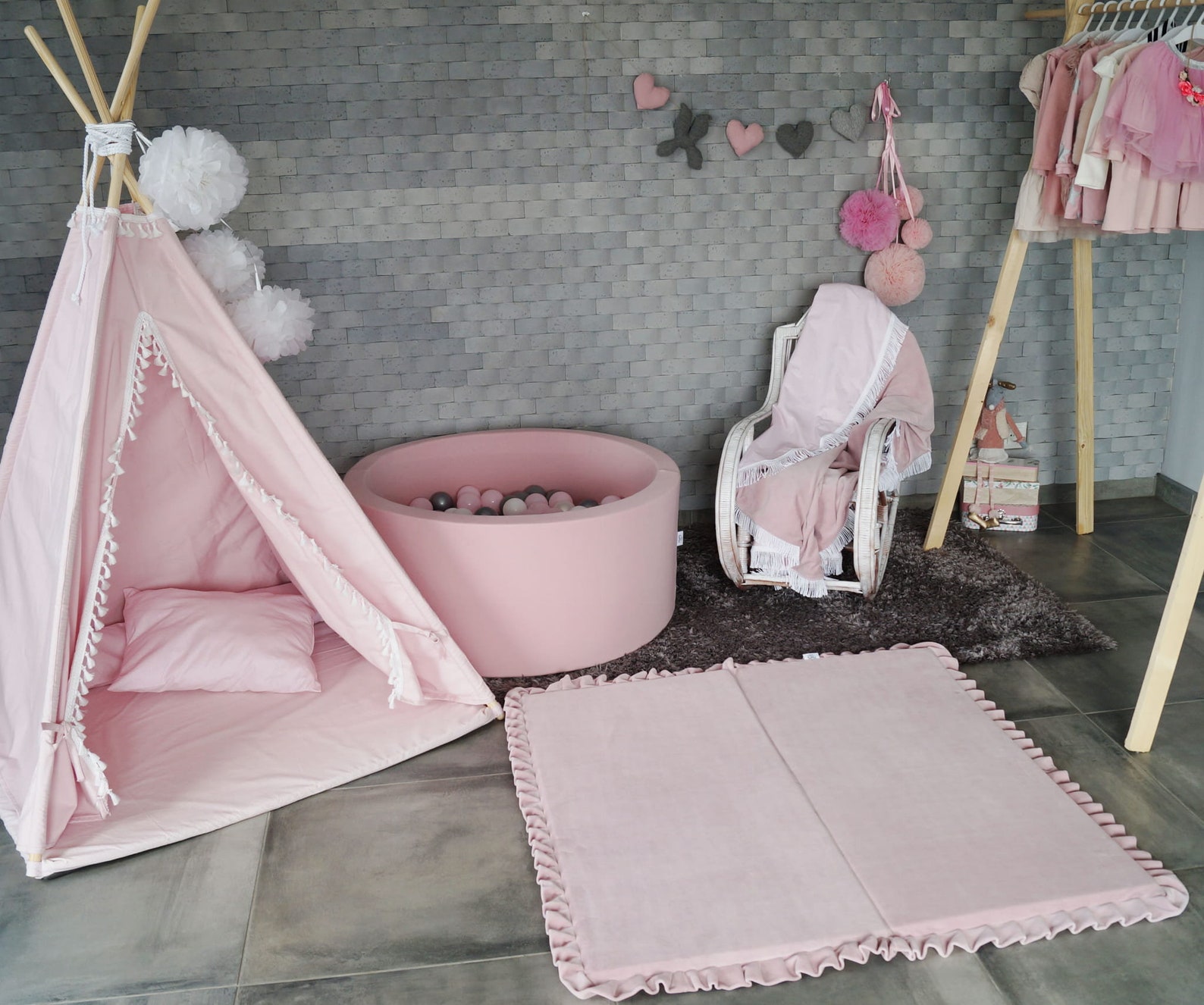 Large Velvet Foldable Play Mat Padded Play Mat Play Mat for - Etsy