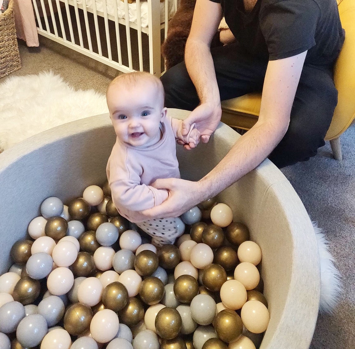 Ball Pit 200 Balls of Your Choice Included Gray | Etsy