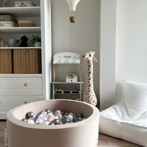 Beige Ball-pit Round +300 Balls Included - Etsy