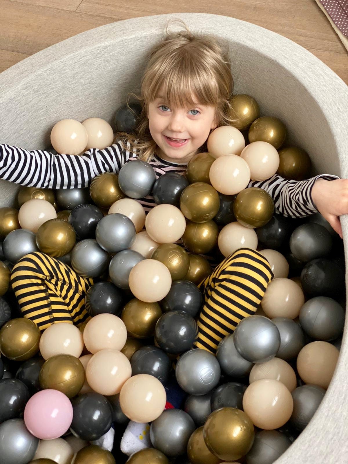 Ball-pit Round 200 Balls Included Baby Foam Round Ball Pit | Etsy