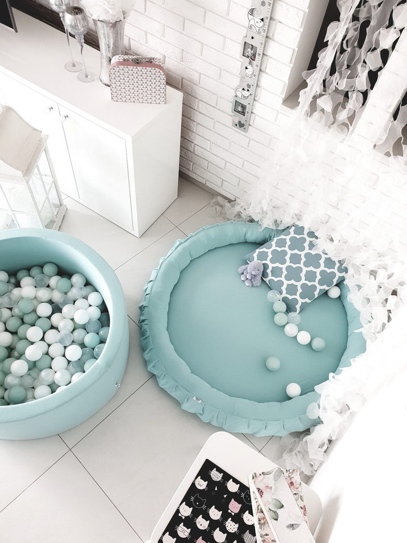 Ball Pit - Mint + 300 Balls Included (colour of Your Choice) - Etsy