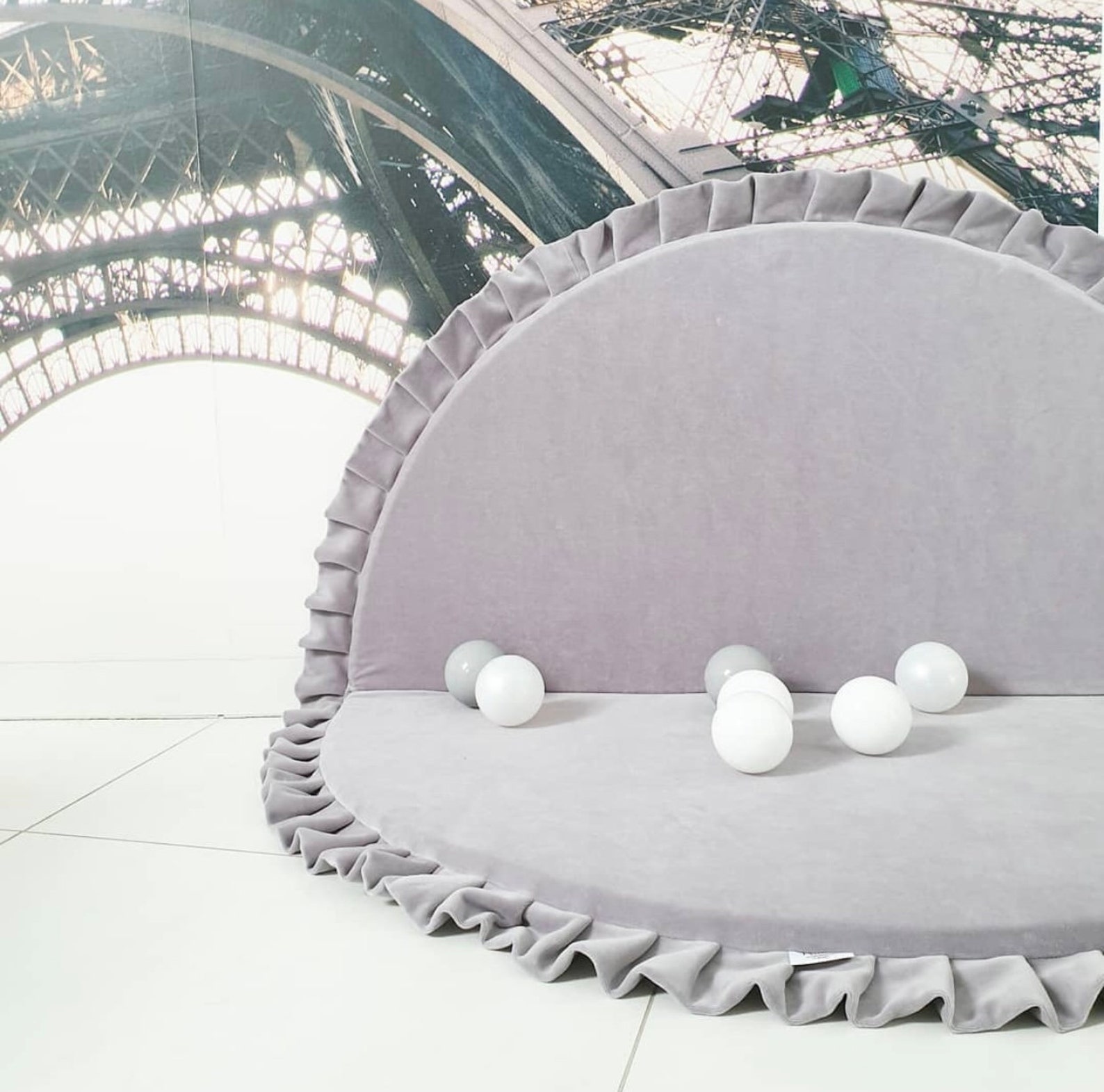 Large Velvet Foldable Play Mat Padded Play Mat Play Mat for - Etsy