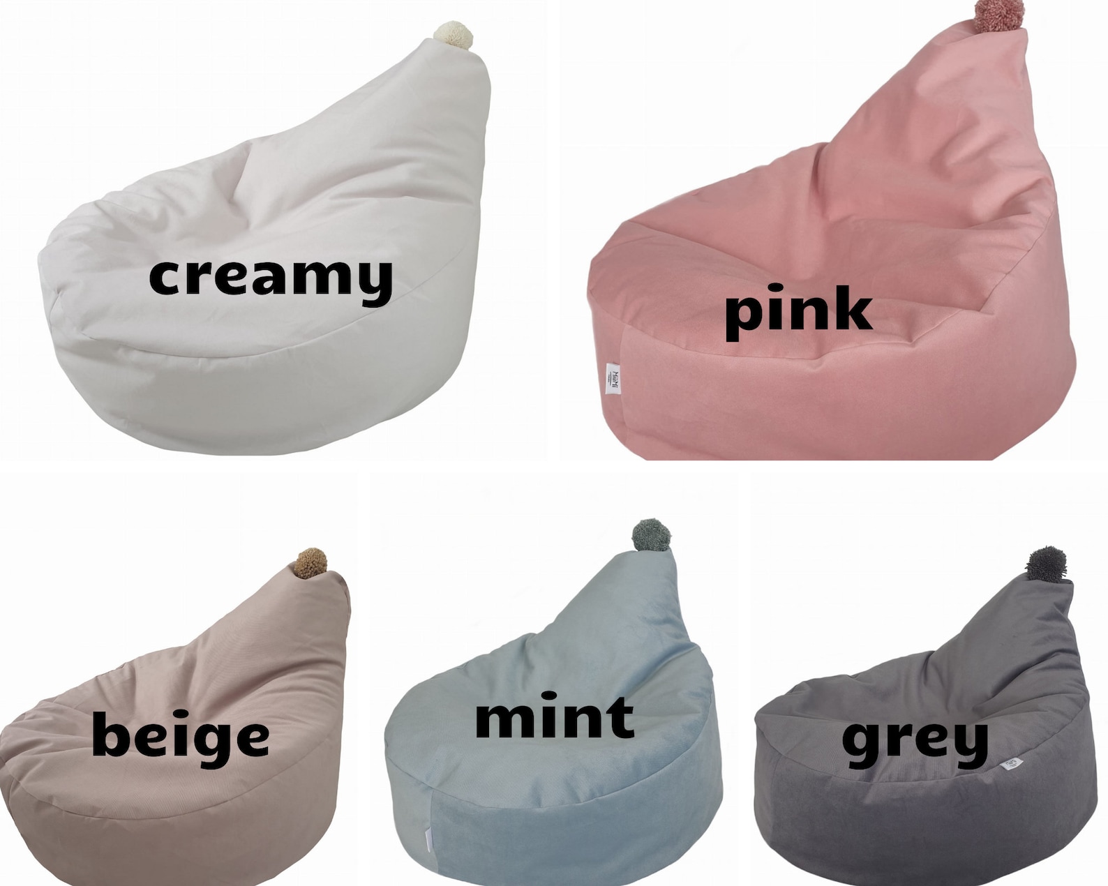 Bean Bag for Kids | Small Pouf for Kids | Floor Pouf | Big Pouf for ...