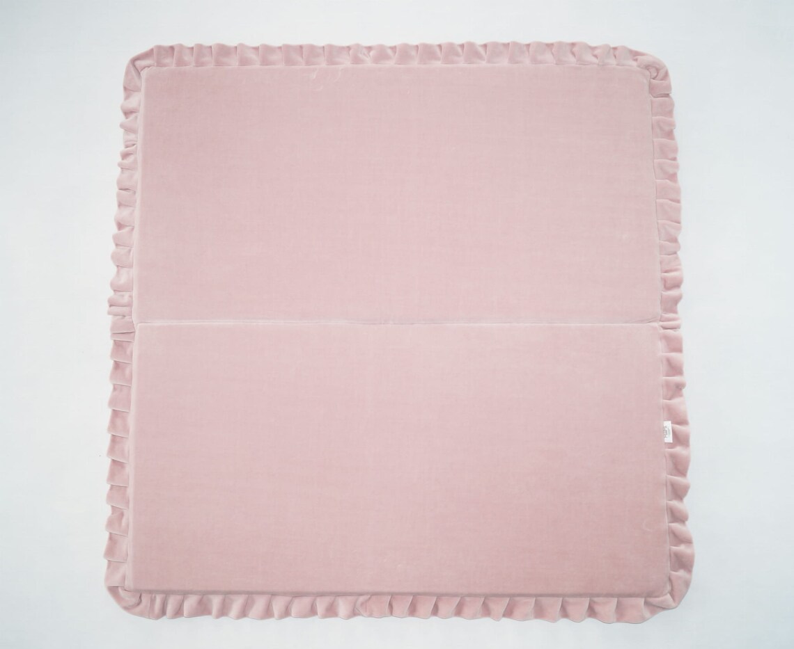 Large Velvet Foldable Play Mat, Padded Play Mat, Play Mat for Children ...