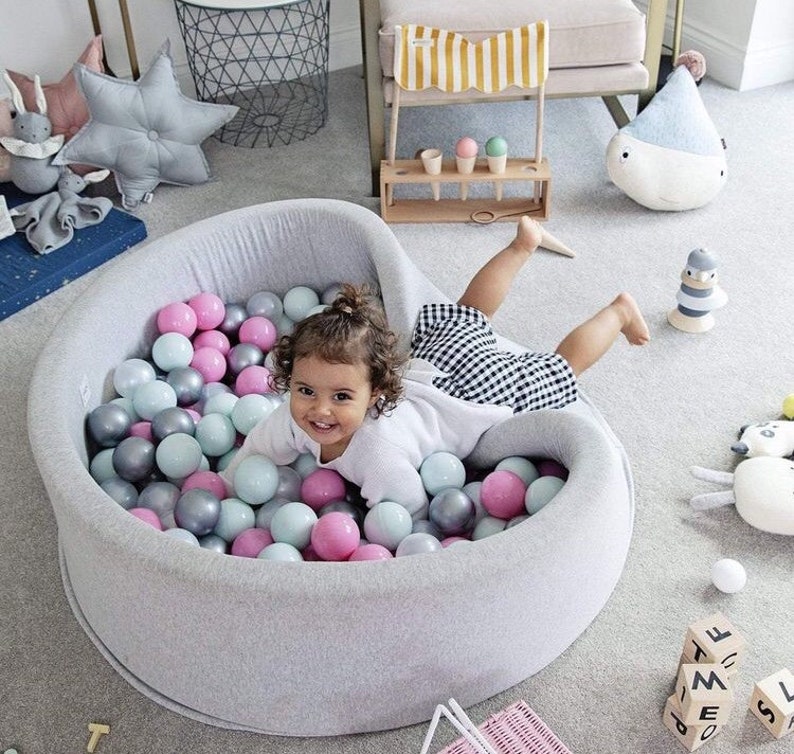 Ball Pit 200 Balls Included Gray - Etsy