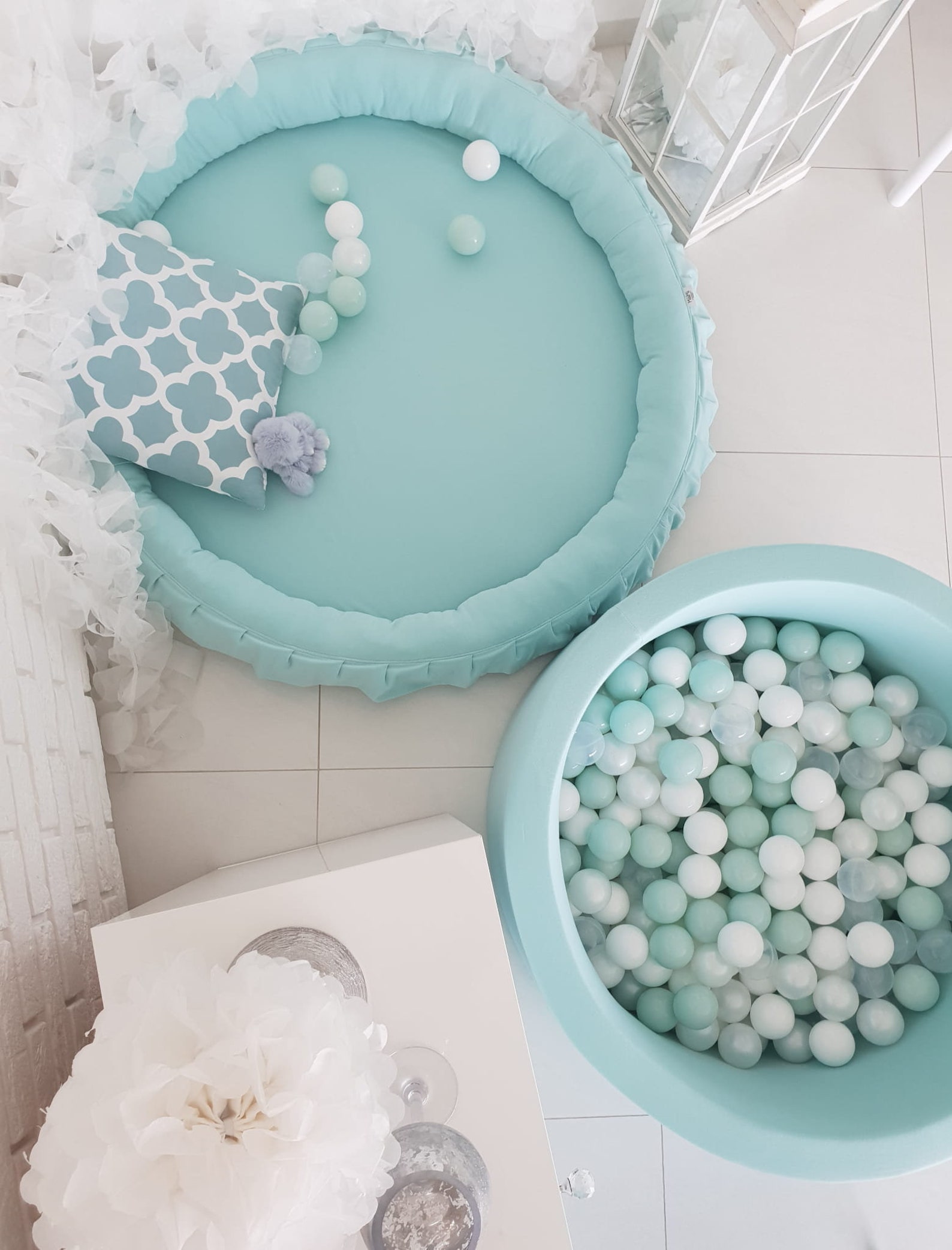 Ball Pit - Mint + 300 Balls Included (colour of Your Choice) - Etsy