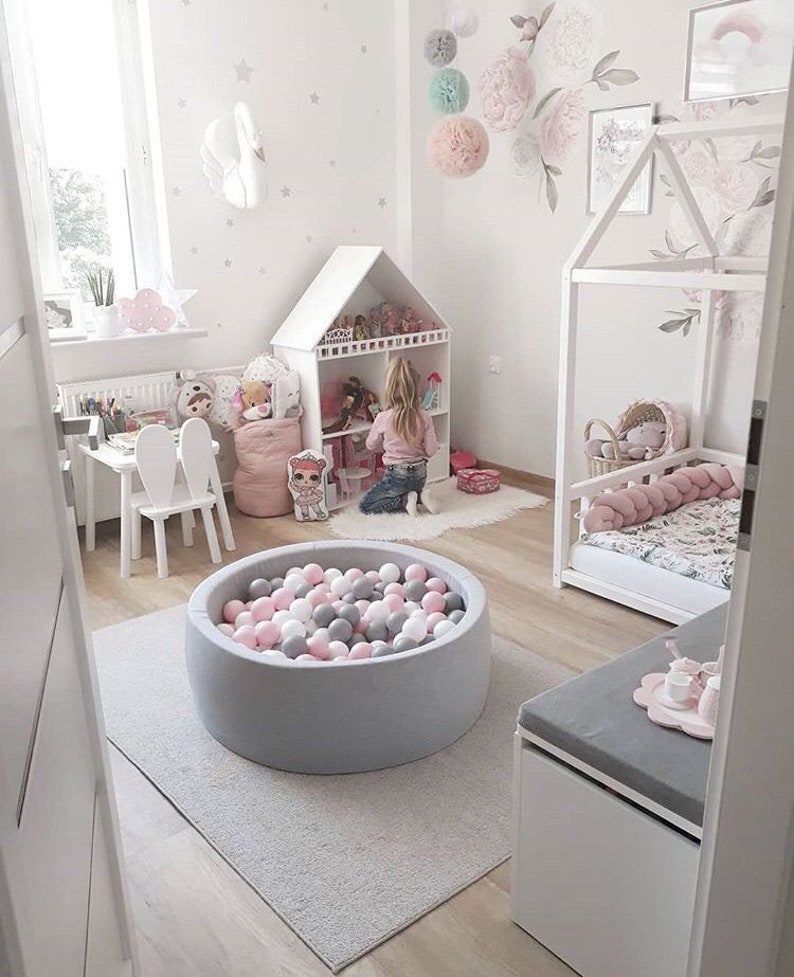 Ball Pit + 300 Balls Included - Gray - Etsy