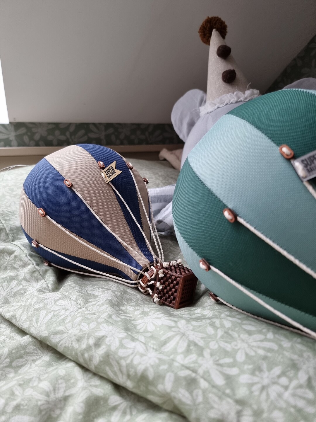 Navy Blue Beige Decorative Balloon Hot Air Balloon - Etsy