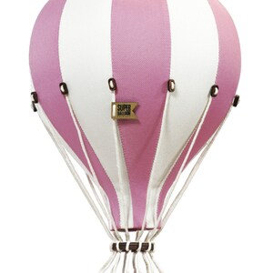 Powder Pink White Decorative Balloon Hot Air Balloon Fabric Air Balloon ...