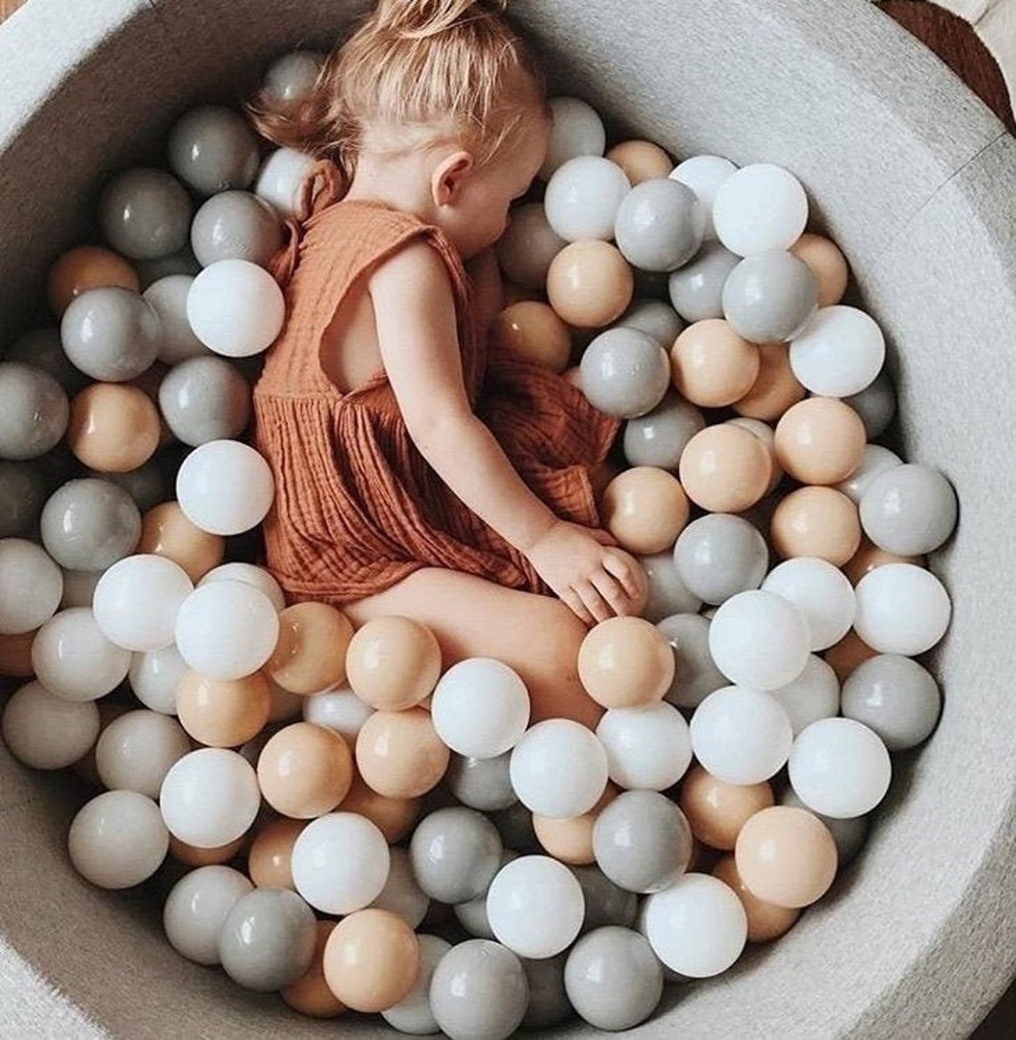 Ball Pit 200 Balls included Gray | Etsy