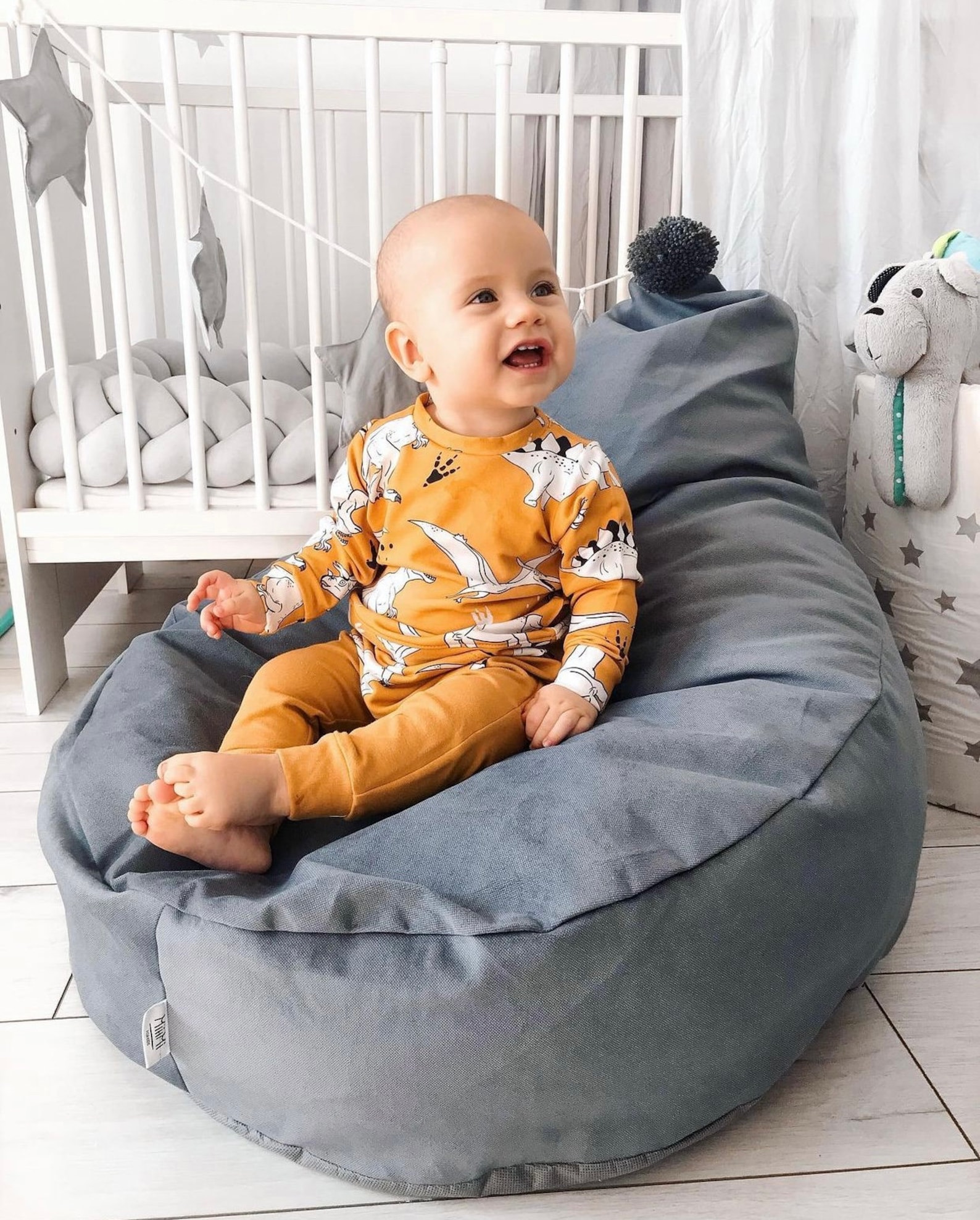 Bean Bag for Kids | Small Pouf for Kids | Floor Pouf | Big Pouf for ...