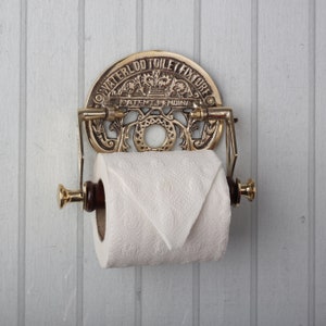 Victorian Style Toilet Roll Holder WATERLOO Design Brass With Screws ...