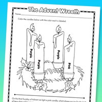 Names of Jesus Wreath Craft | Christmas Bible Printable for Kids ...