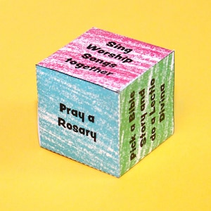Printable Family Prayer Cube Activity | Digital Download - Etsy