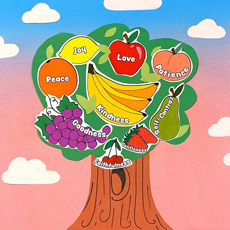 Printable Fruits of the Spirit Activity | Digital Download - Etsy