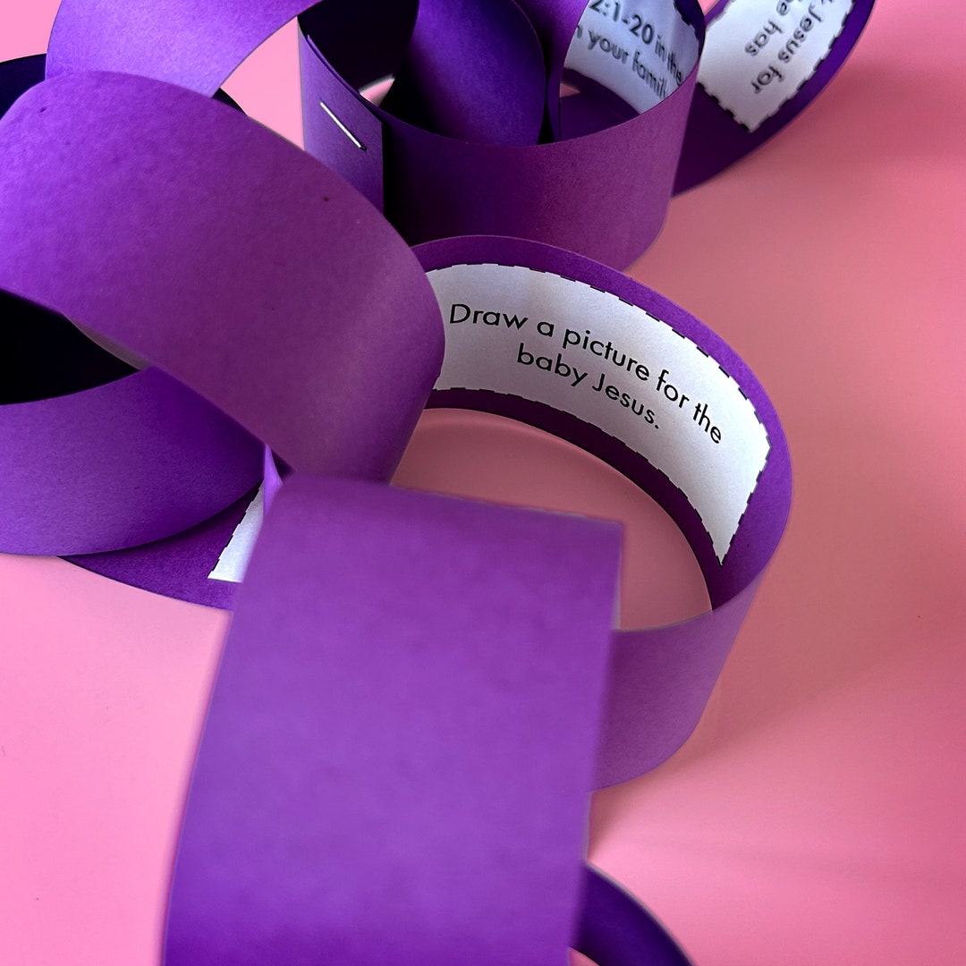 Printable Advent Family Activity Chain | Digital Download - Etsy