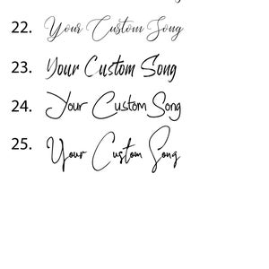 Printable Custom Music Sheet Custom Song Anniversary Gift - Etsy