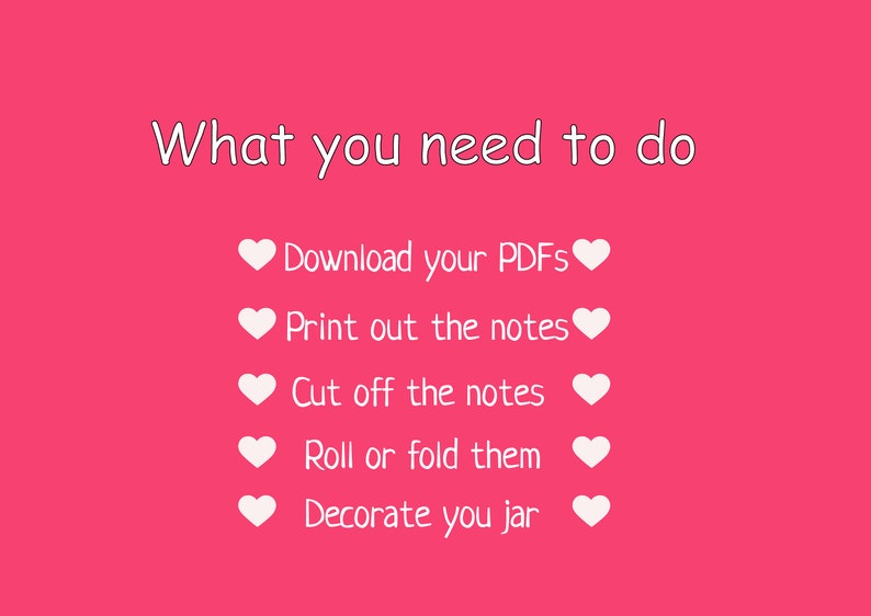 100 Love Notes PDF, 100 Days of Love Notes Cards, Valentine’s Day Notes ...