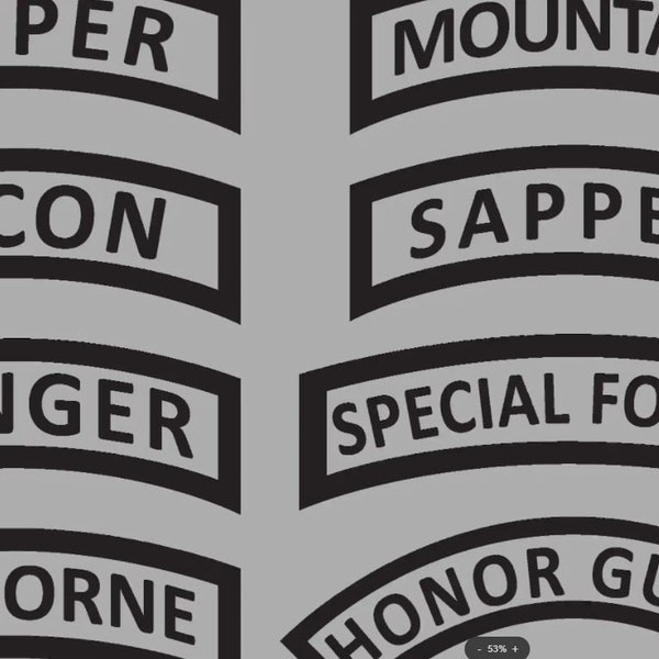 Army recon tab svg - Etsy.de