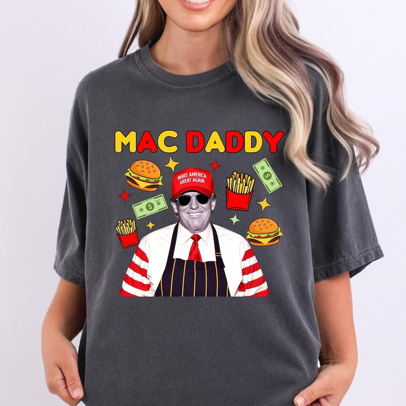 Trump Mcdonalds Tshirt - Etsy