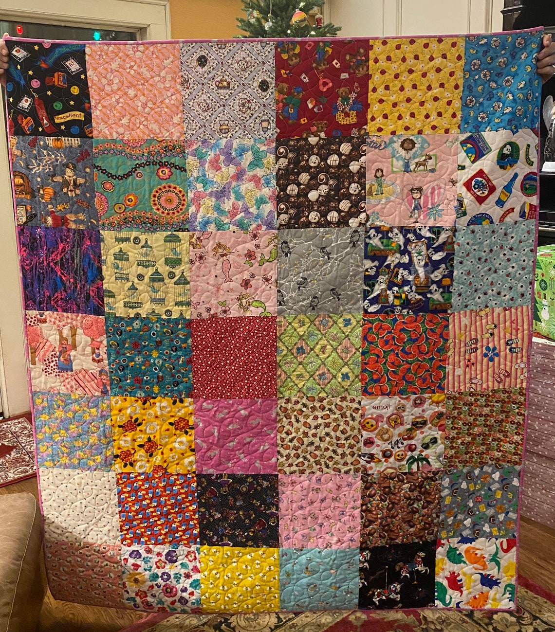 I-spy Novelty Quilt - Throw Size - Eye-spy Quilt - Novelty Quilt - I ...