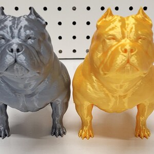 American Bully on Stand - Etsy