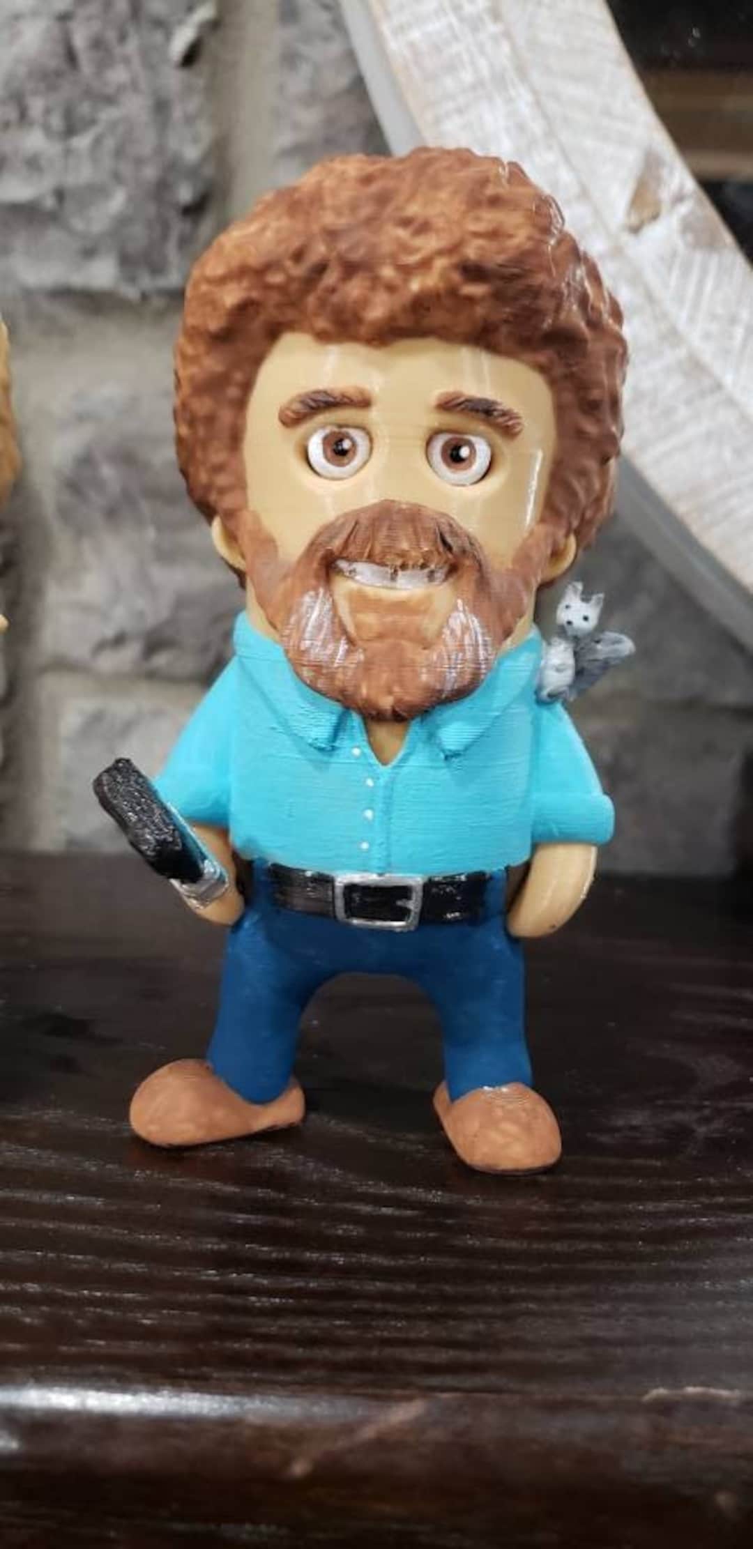 Bob Ross Mini 3D Print - Etsy