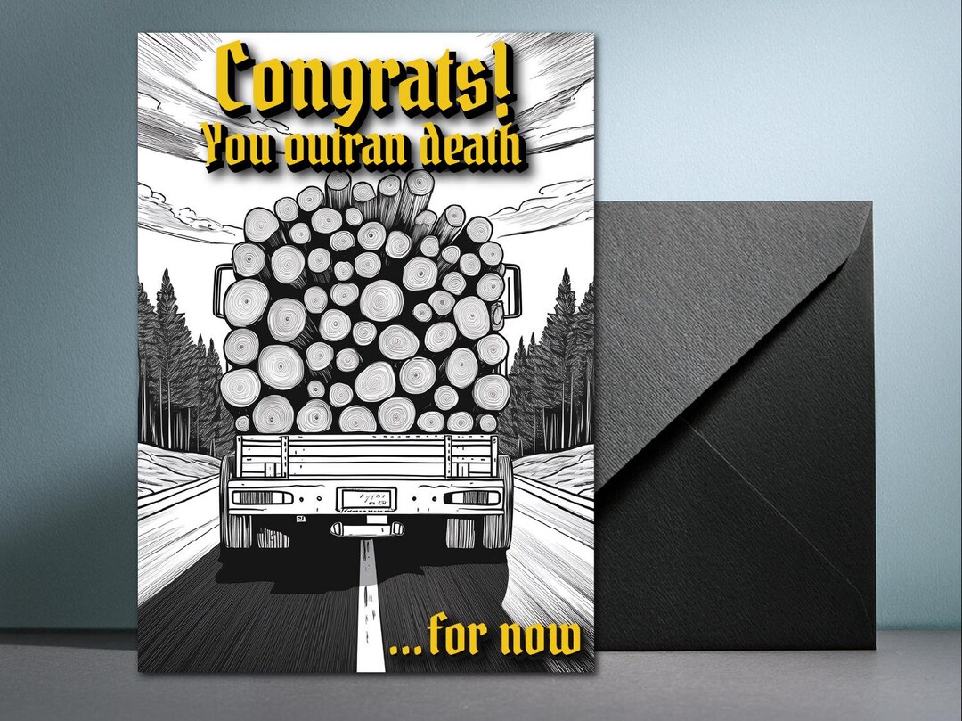 Final Destination Birthday Card | Goth, Horror Movie, Halloween Digital ...
